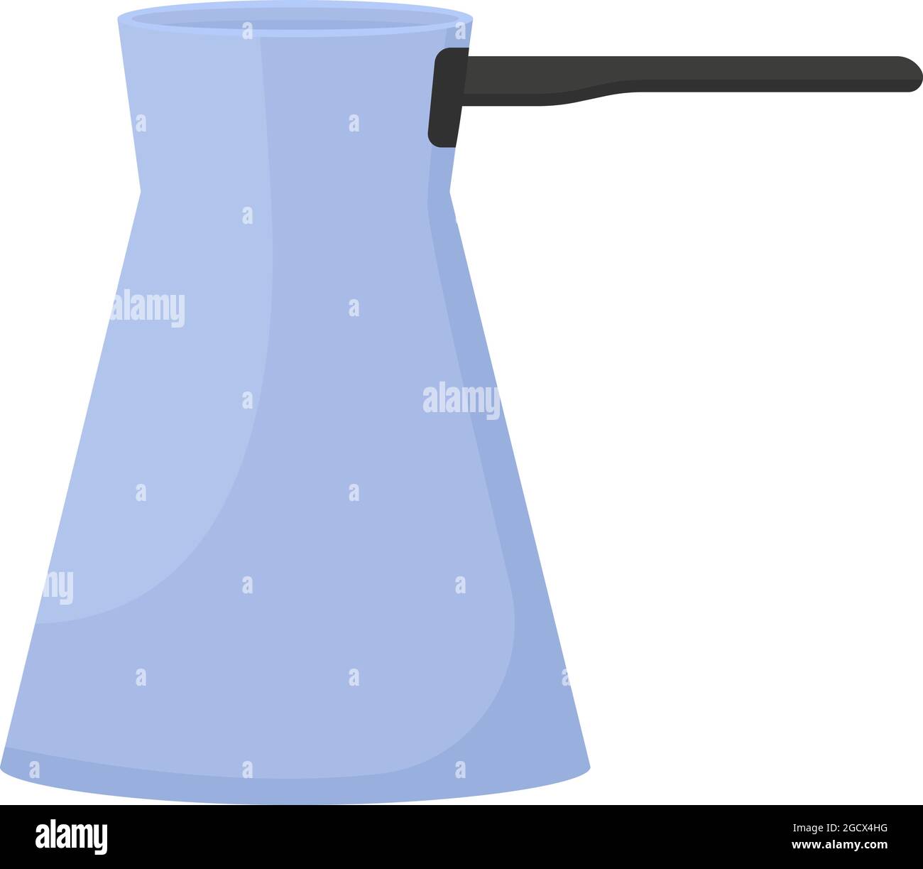 Turkish coffee pot semi flat color vector object Stock Vector Image ...