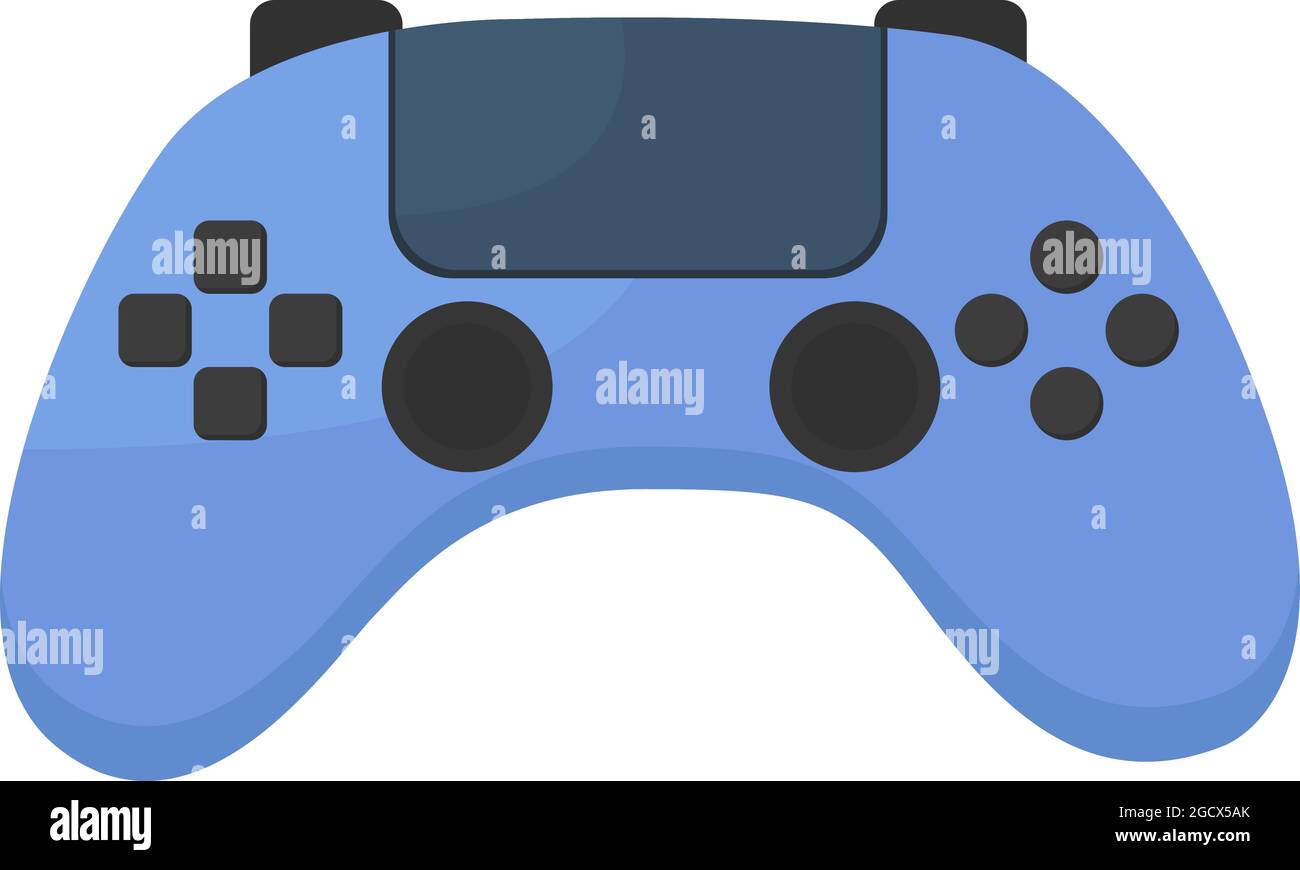 Videogame control silhouette icon game Cut Out Stock Images & Pictures ...