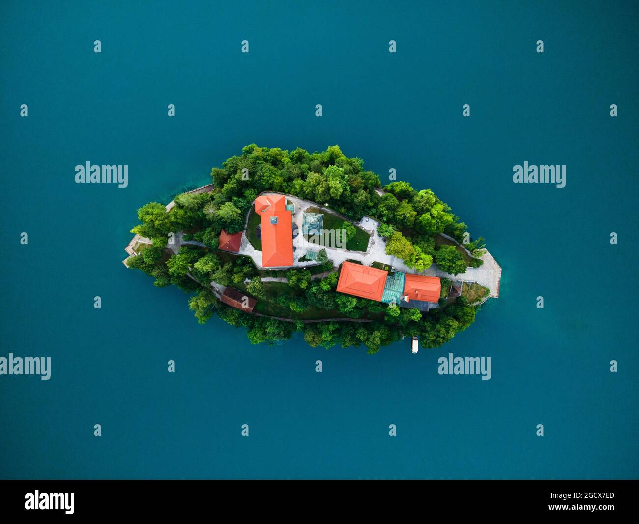 Island top down hi-res stock photography and images - Alamy