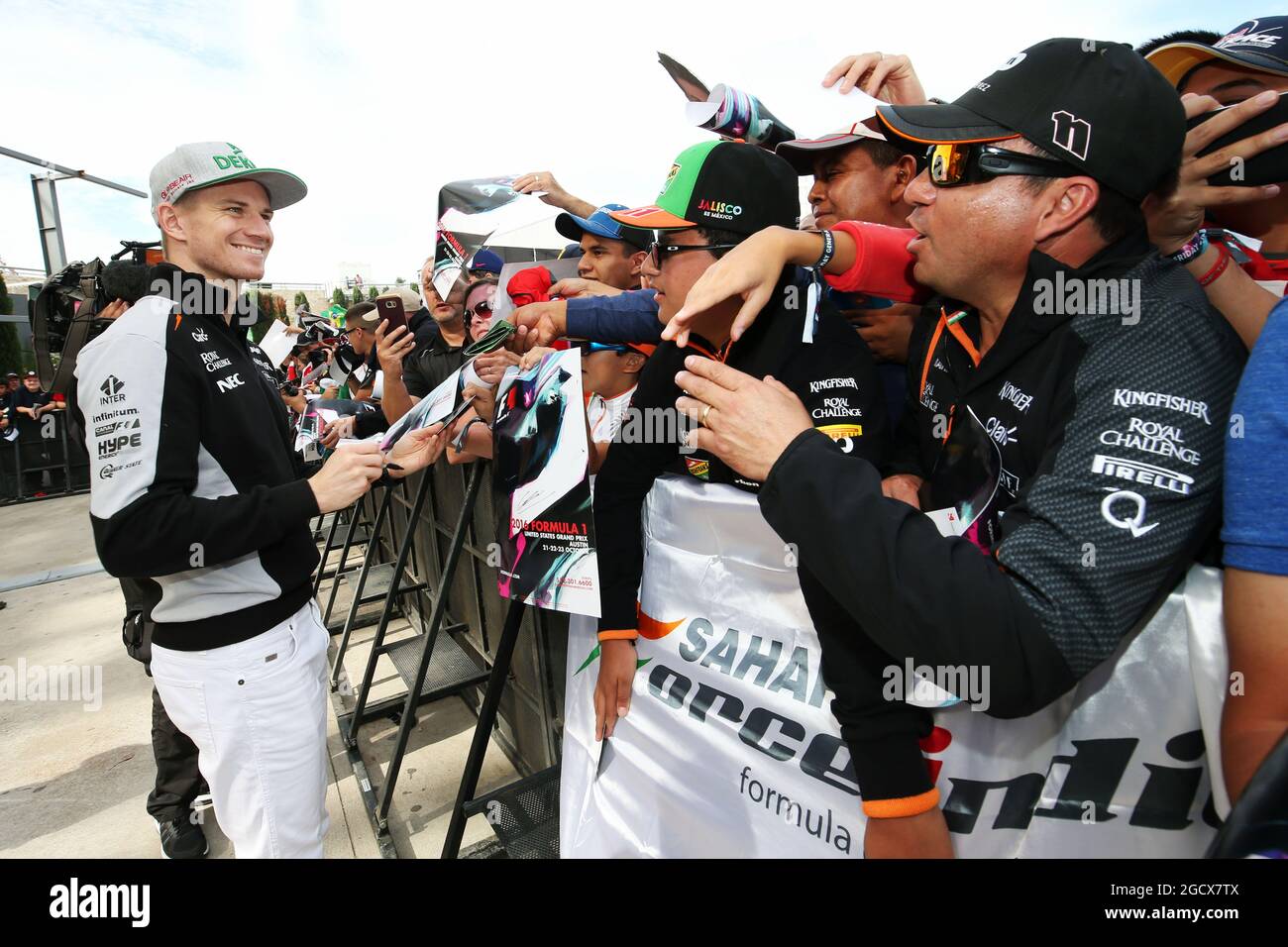 American fans f1 hi-res stock photography and images - Alamy
