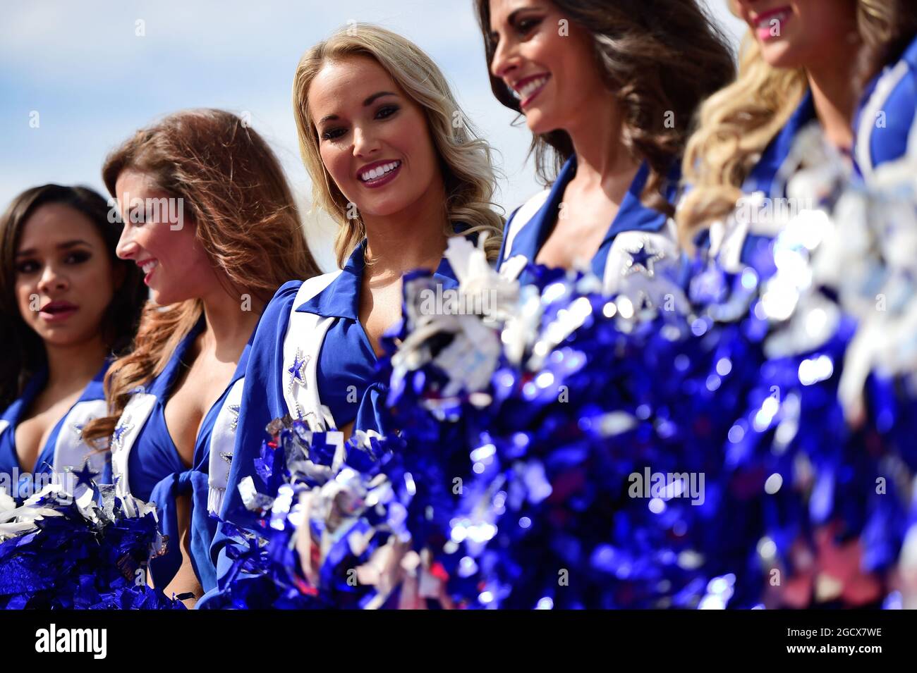 Dallas Cowboys Cheerleaders. United States Grand Prix, Sunday 23rd ...