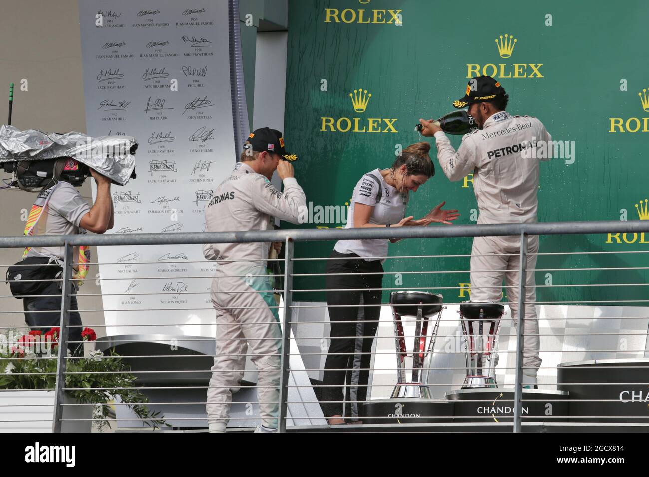 Mercedes amg f1 victoria vowles hi-res stock photography and images - Alamy