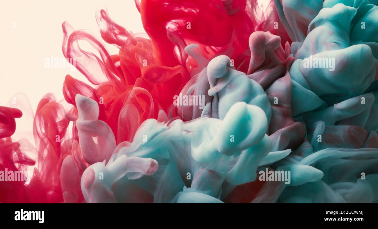 Ink in water background Stock Photo - Alamy