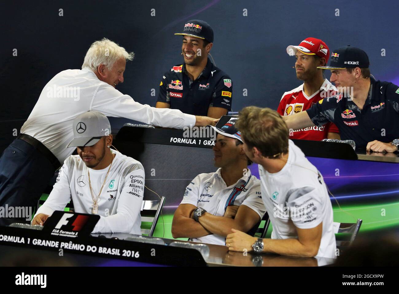 Charlie whiting max verstappen hi-res stock photography and images - Alamy