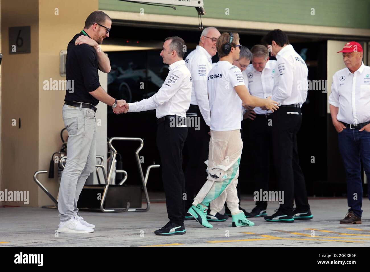 Mercedes amg f1 executive director technical georg nolte hi-res stock ...