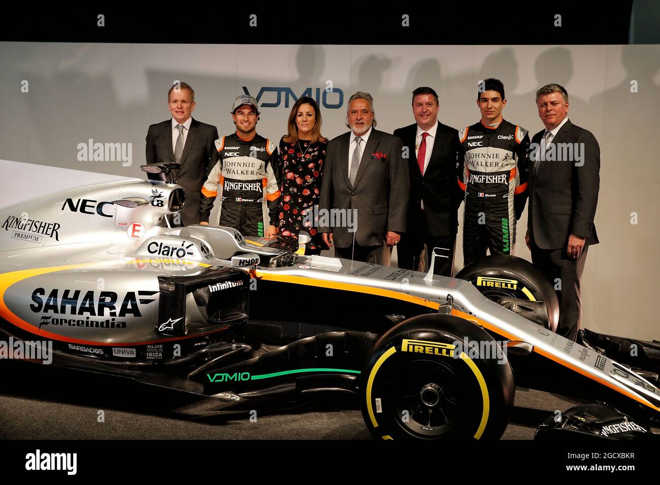 Sahara force india f1 natalie pinkham hi-res stock photography and ...