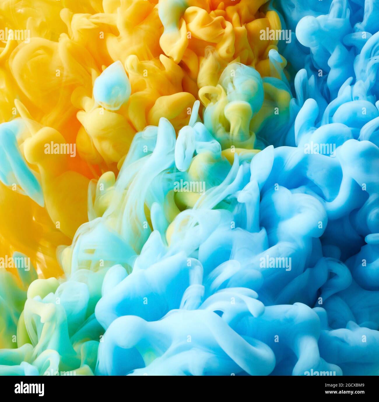 Ink drop in water background Stock Photo - Alamy