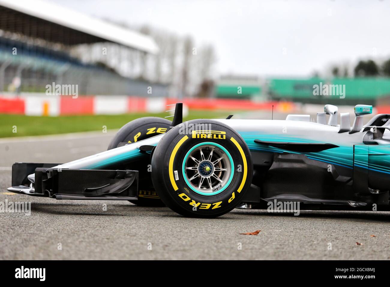 Mercedes AMG F1 W08 front wing detail. Mercedes AMG F1 W08 Launch ...