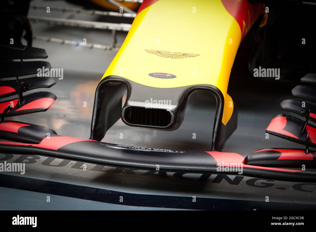 Red bull racing rb13 duct on nosecone hi-res stock photography and ...