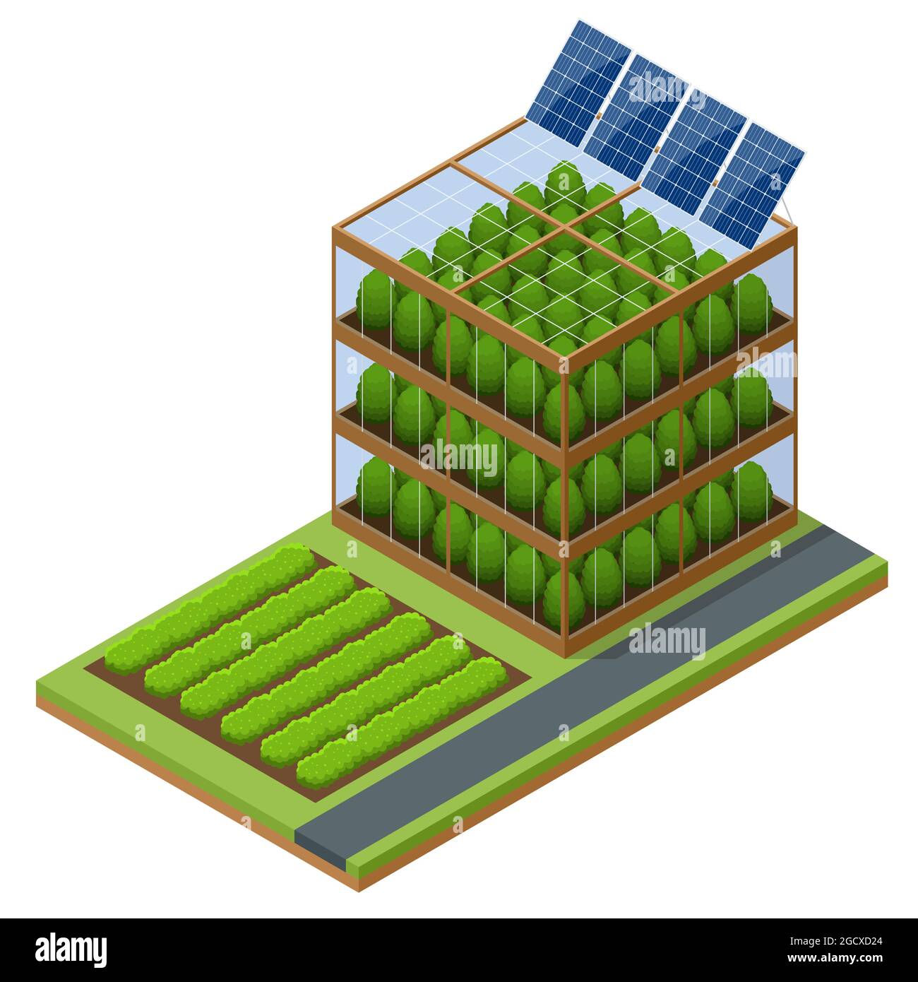 Vertical agriculture artificial led hi-res stock photography and images ...