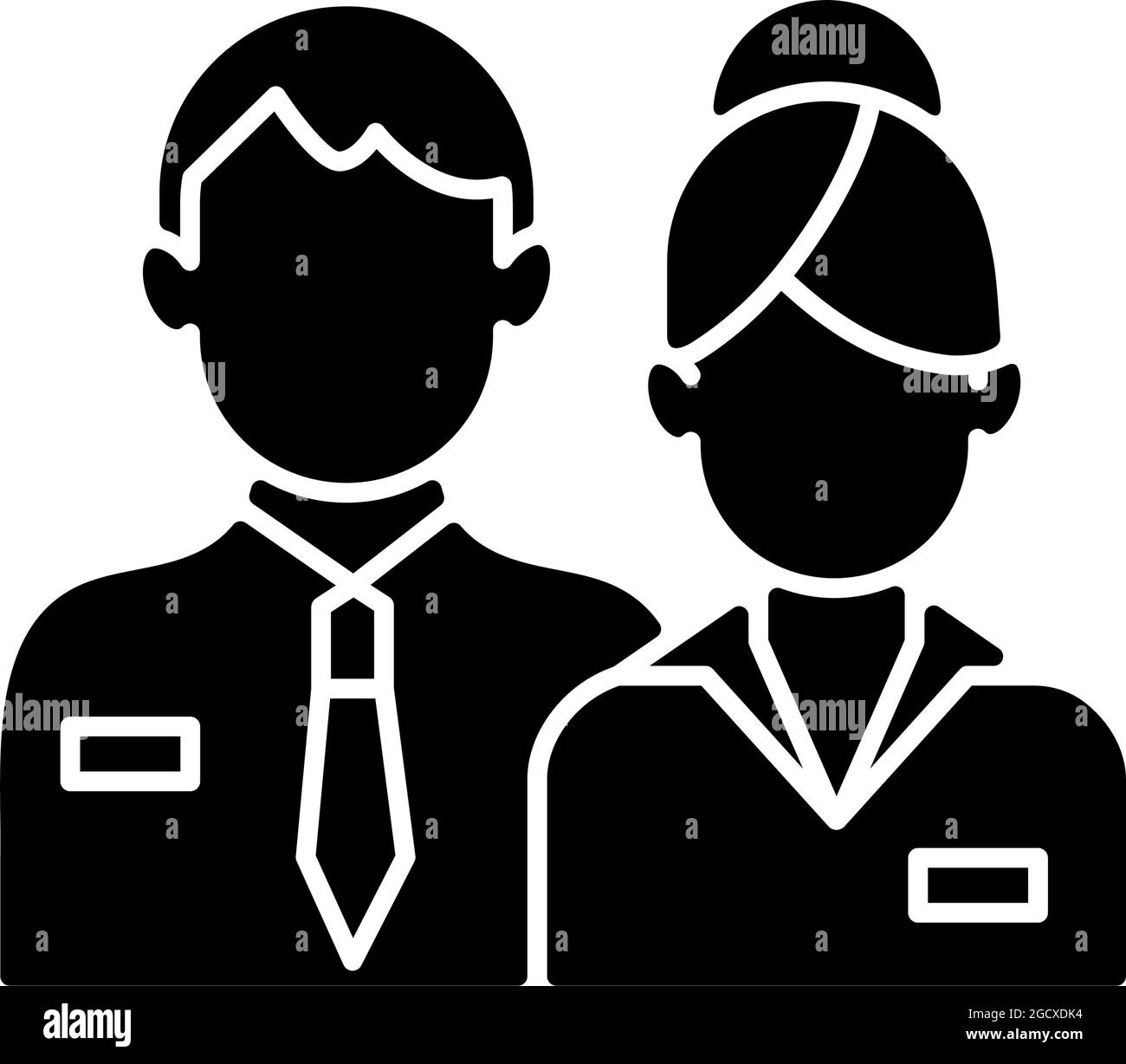 Man staff member Cut Out Stock Images & Pictures - Alamy