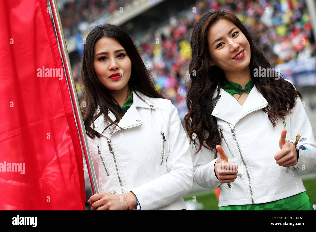 Grid girls china hi-res stock photography and images - Alamy
