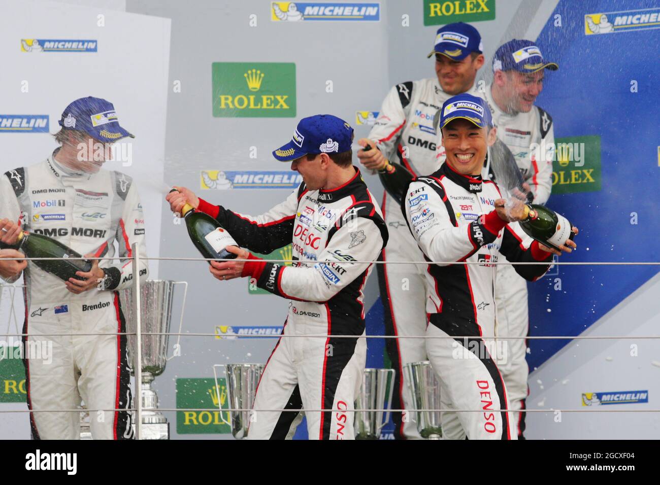 Race cars winners hi-res stock photography and images - Alamy