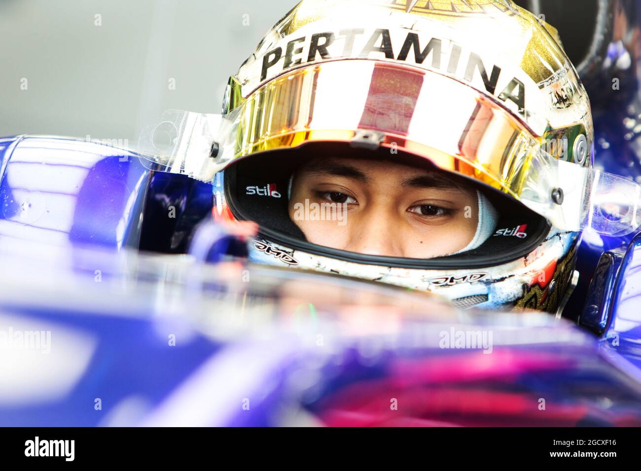 Sean Gelael (IDN) Scuderia Toro Rosso STR12 Test Driver. Formula One ...