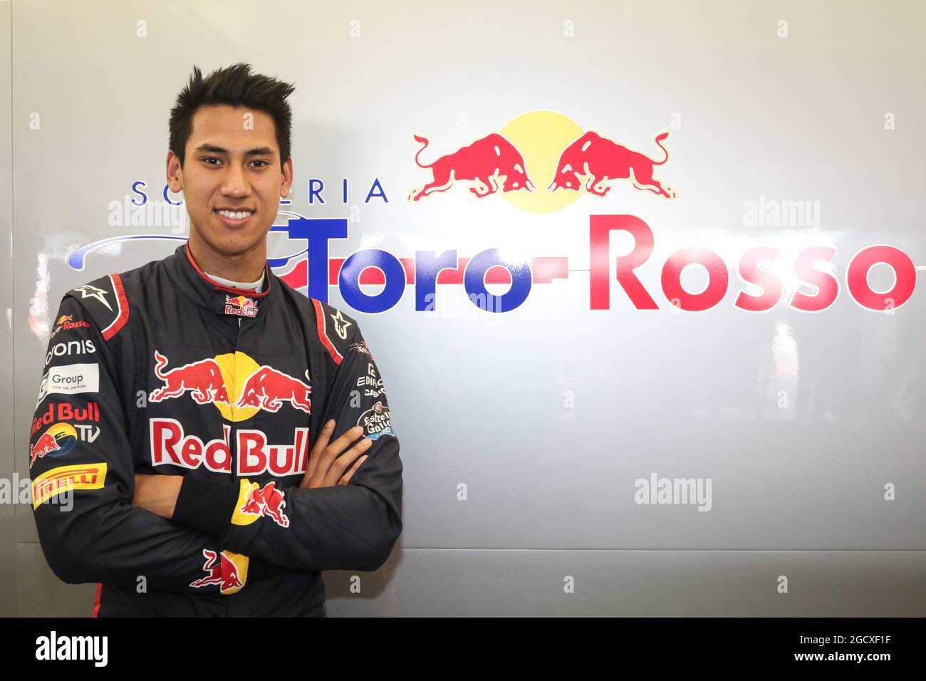 Sean Gelael (IDN) Scuderia Toro Rosso Test Driver. Formula One Testing ...