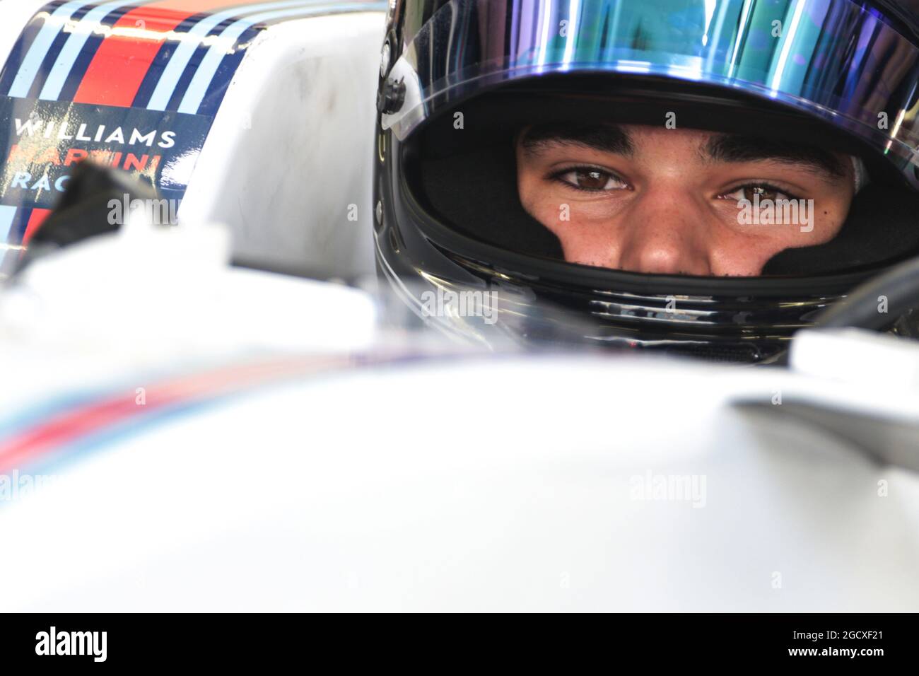 Lance Stroll (CDN) Williams FW40. Formula One Testing, Tuesday 18th ...