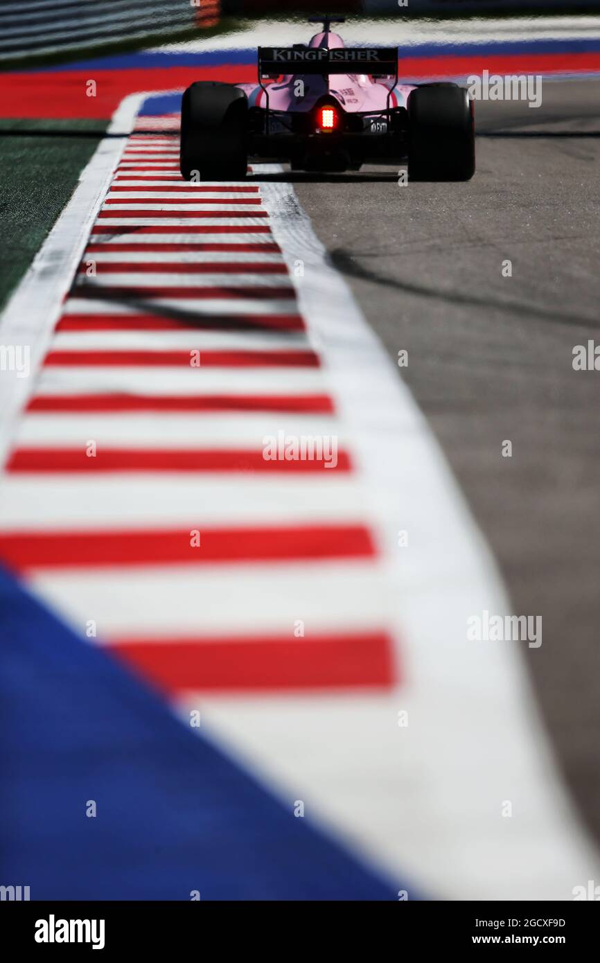 Sergio Perez (MEX) Sahara Force India F1 VJM10. Russian Grand Prix ...