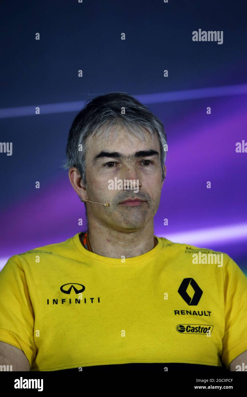 Nick Chester (GBR) Renault Sport F1 Team Chassis Technical Director in ...
