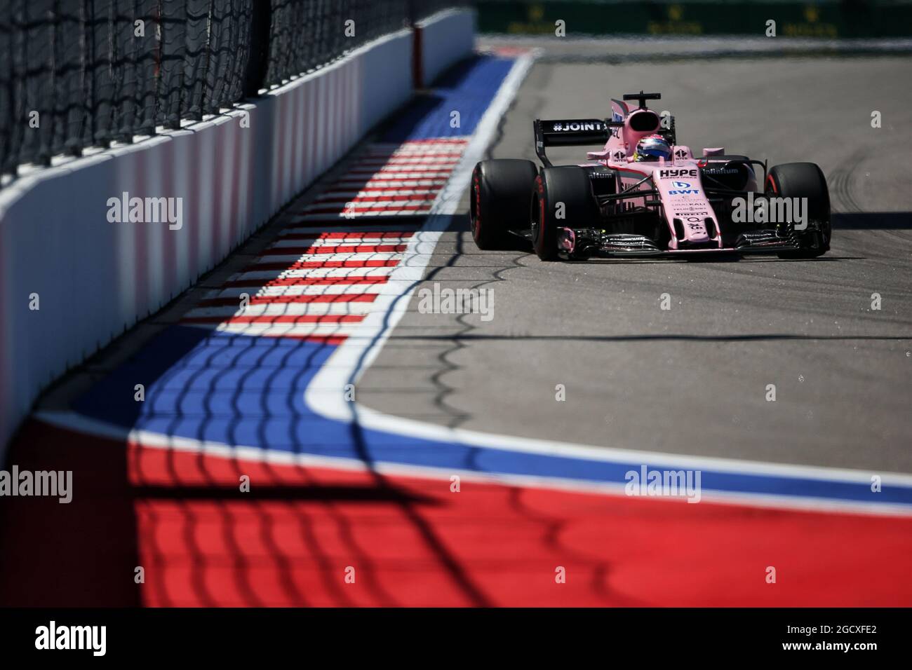 Sergio Perez (MEX) Sahara Force India F1 VJM10. Russian Grand Prix ...