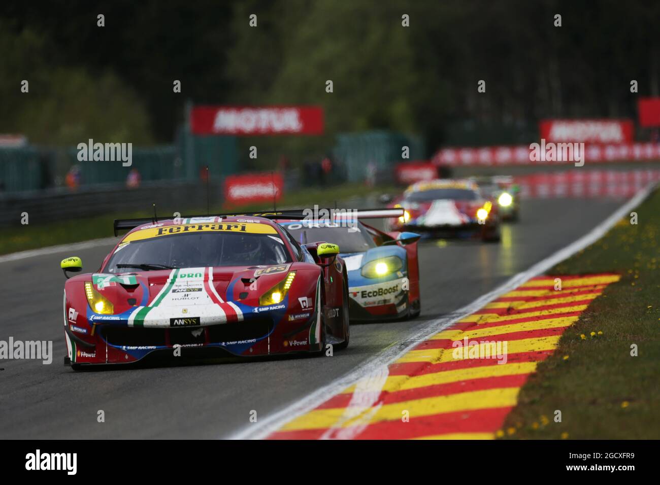 Davide Rigon (FRA) / Sam Bird (GBR) #71 AF Corse Ferrari 488 GTE. FIA ...