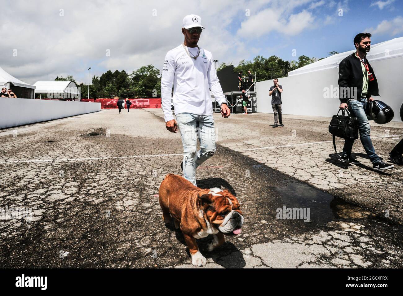 Lewis Hamilton (GBR) Mercedes AMG F1. Spanish Grand Prix, Thursday 11th ...