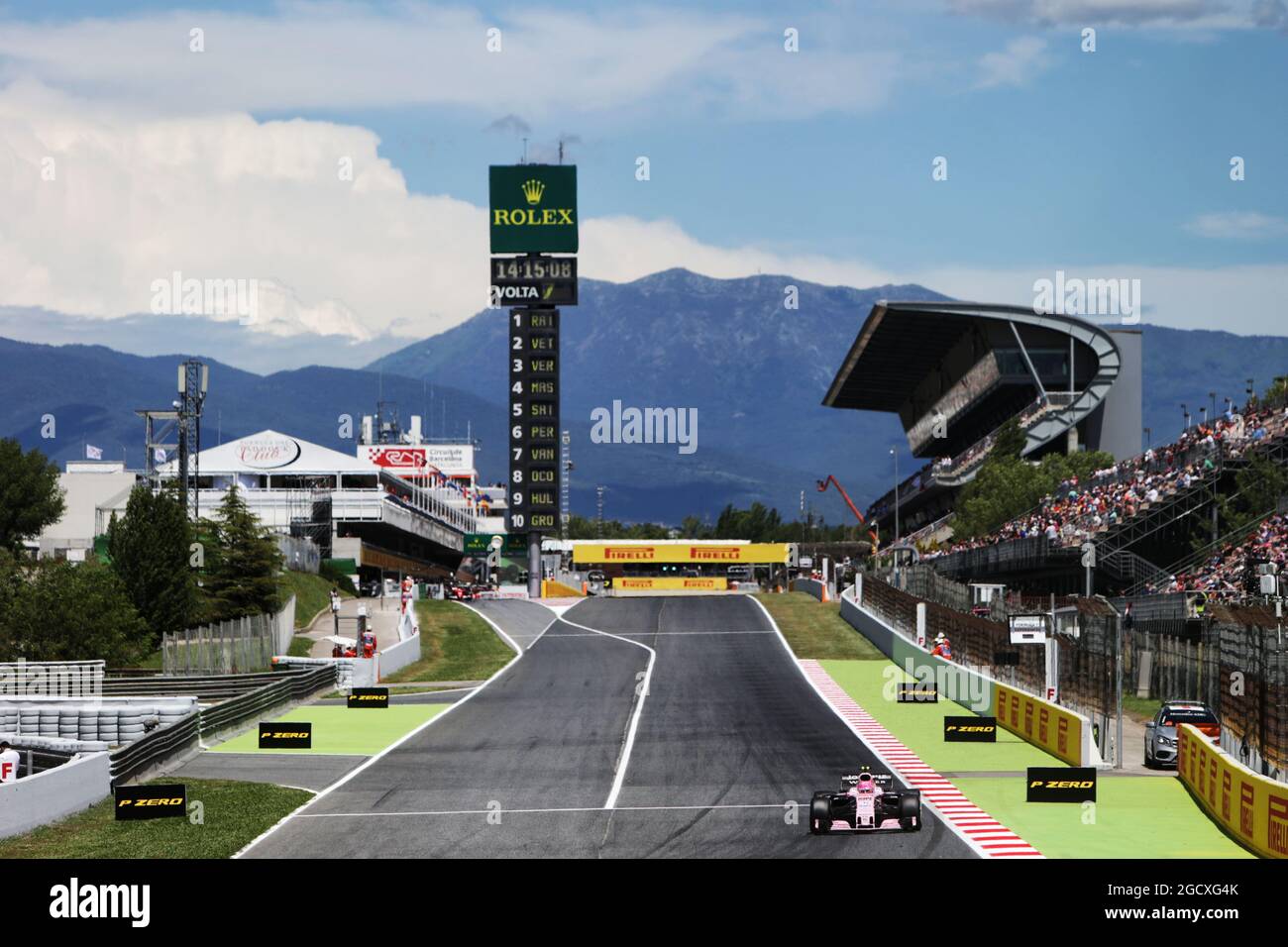 Esteban Ocon (FRA) Sahara Force India F1 VJM10. Spanish Grand Prix ...