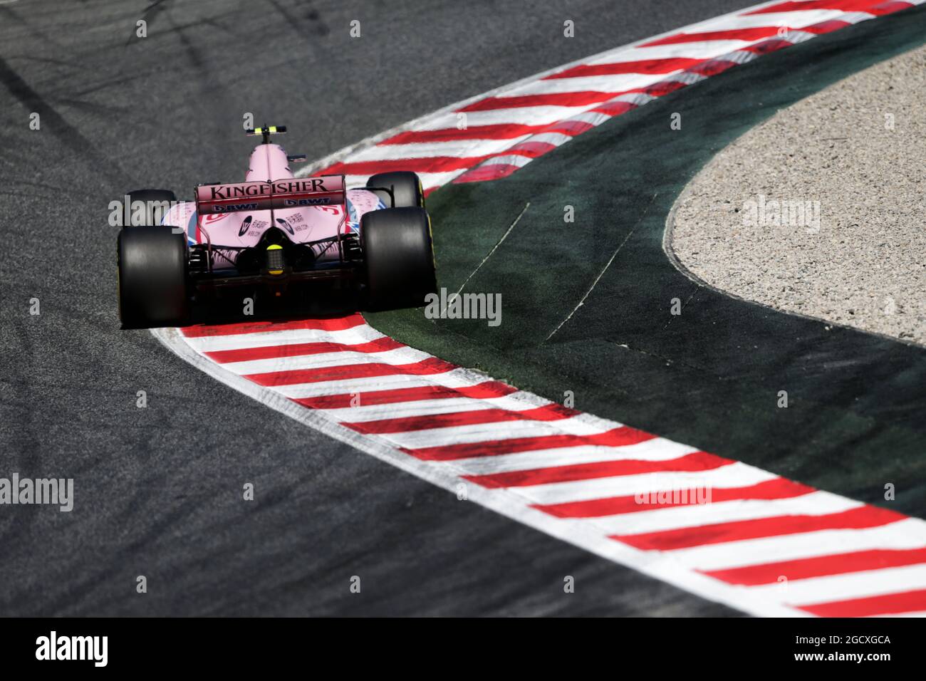 Esteban Ocon (FRA) Sahara Force India F1 VJM10. Spanish Grand Prix ...