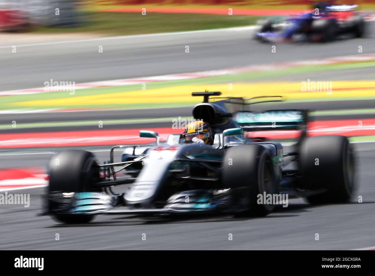 Mercedes amg f1 w08 de lewis hamilton hi-res stock photography and ...
