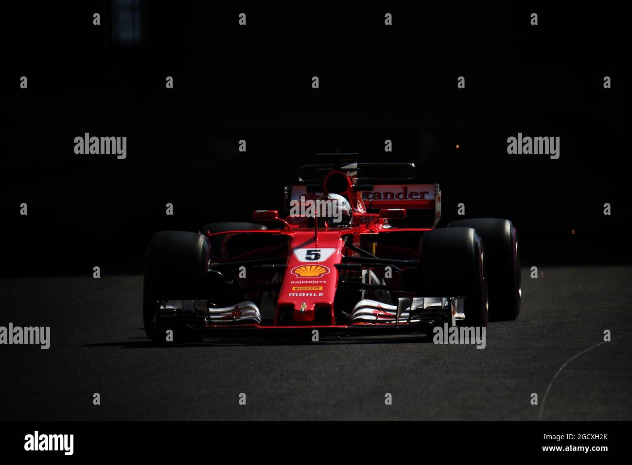 Sebastian Vettel (GER) Ferrari SF70H. Monaco Grand Prix, Thursday 25th ...