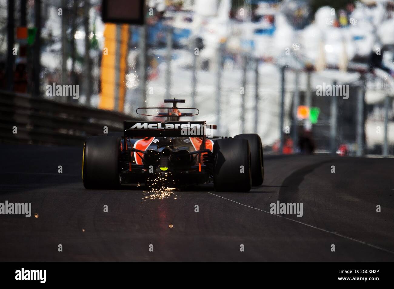 Jenson Button (GBR) McLaren MCL32. Monaco Grand Prix, Thursday 25th May ...