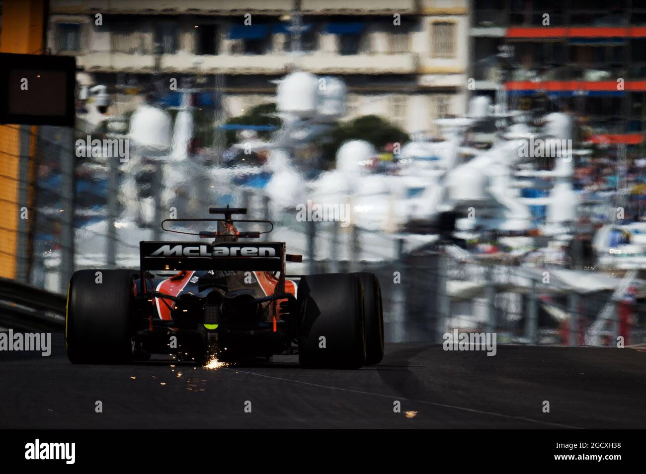 Jenson Button (GBR) McLaren MCL32. Monaco Grand Prix, Thursday 25th May ...
