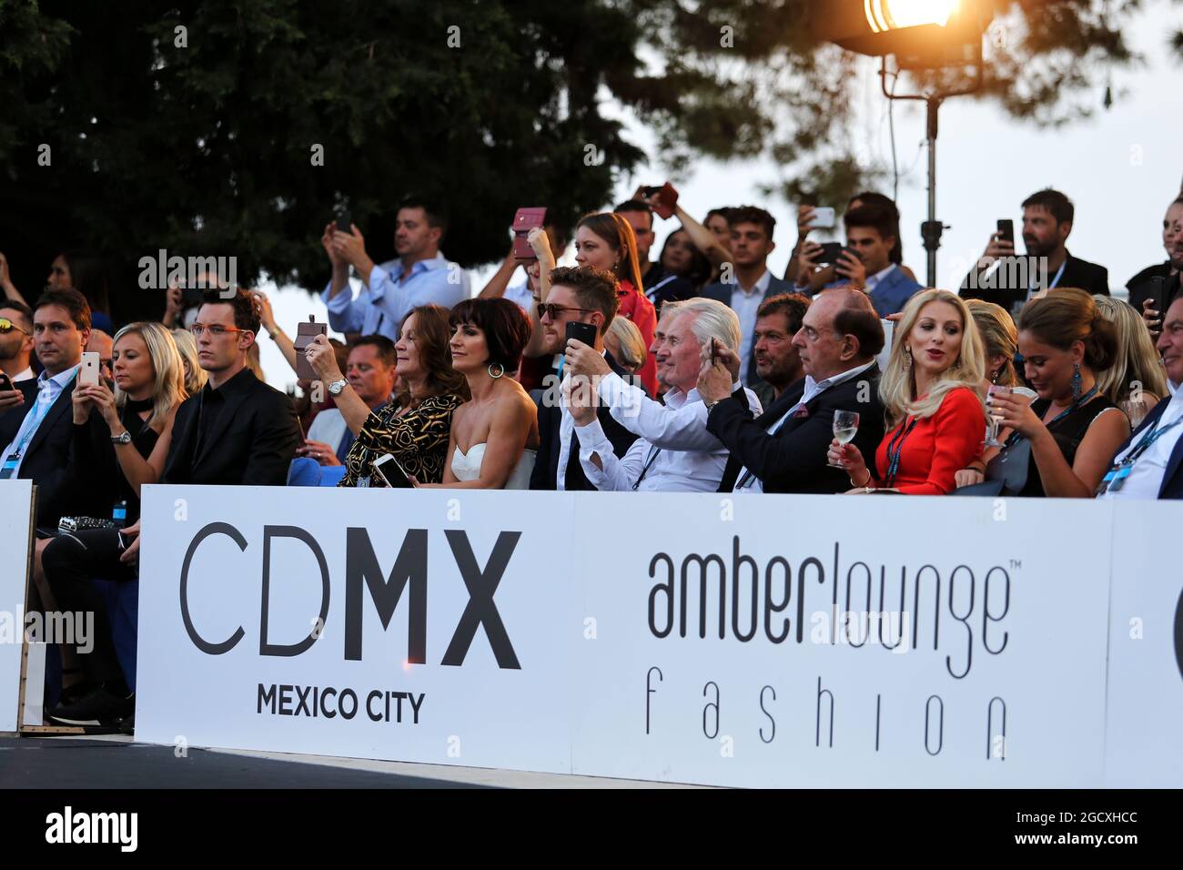 Guests at the Amber Lounge Fashion Show. Monaco Grand Prix, Friday 26th ...