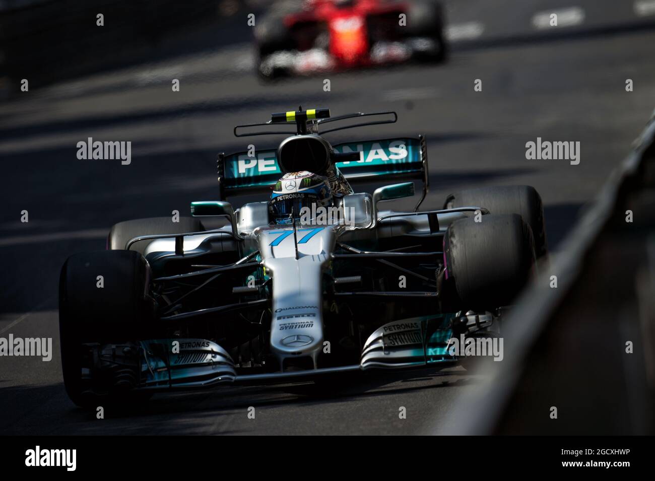 Valtteri Bottas (FIN) Mercedes AMG F1 W08. Monaco Grand Prix, Saturday ...