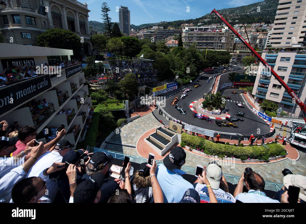 The start of the race. Monaco Grand Prix, Sunday 28th May 2017. Monte ...