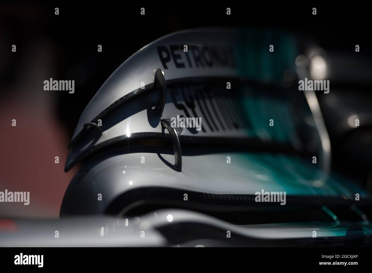 Mercedes amg f1 w08 front wing detail hi-res stock photography and ...