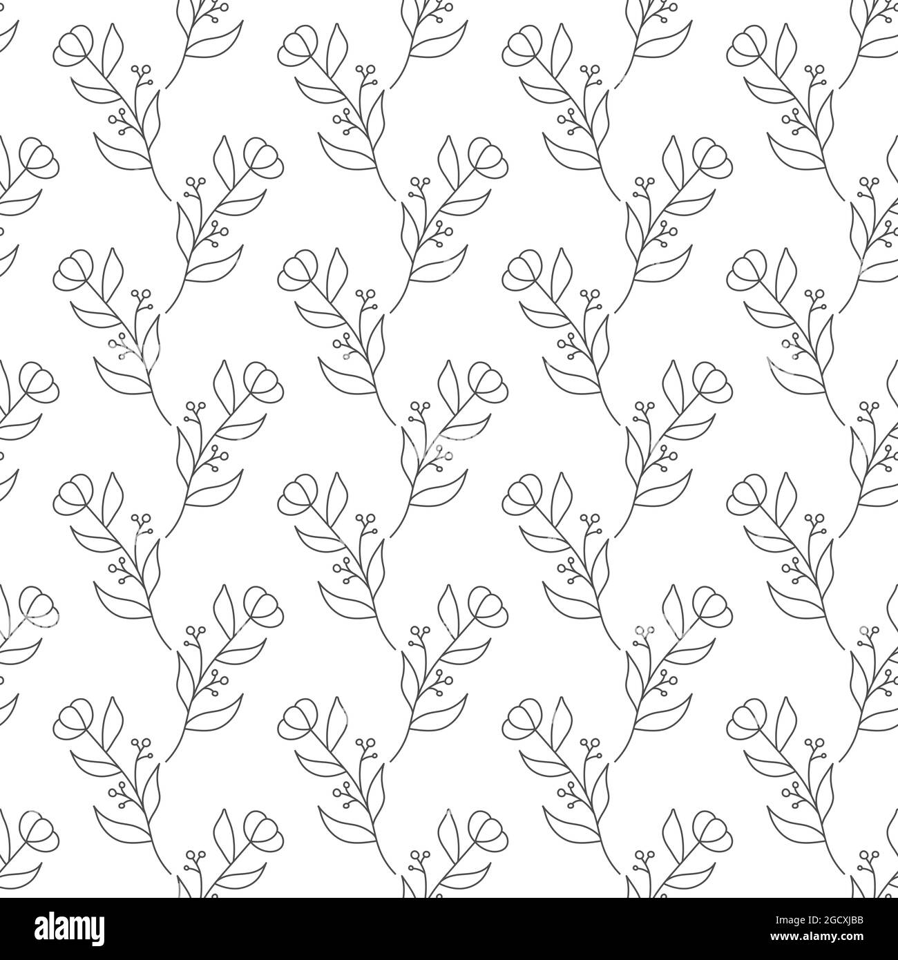 Seamless floral pattern for textures, textiles, and simple backgrounds ...