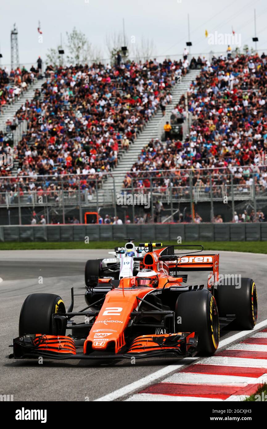 Stoffel Vandoorne (BEL) McLaren MCL32. Canadian Grand Prix, Friday 9th ...