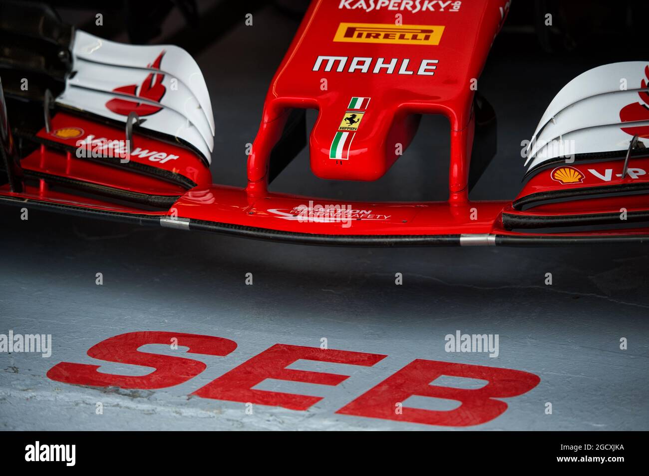 Ferrari SF70H nosecone. Canadian Grand Prix, Friday 9th June 2017 ...