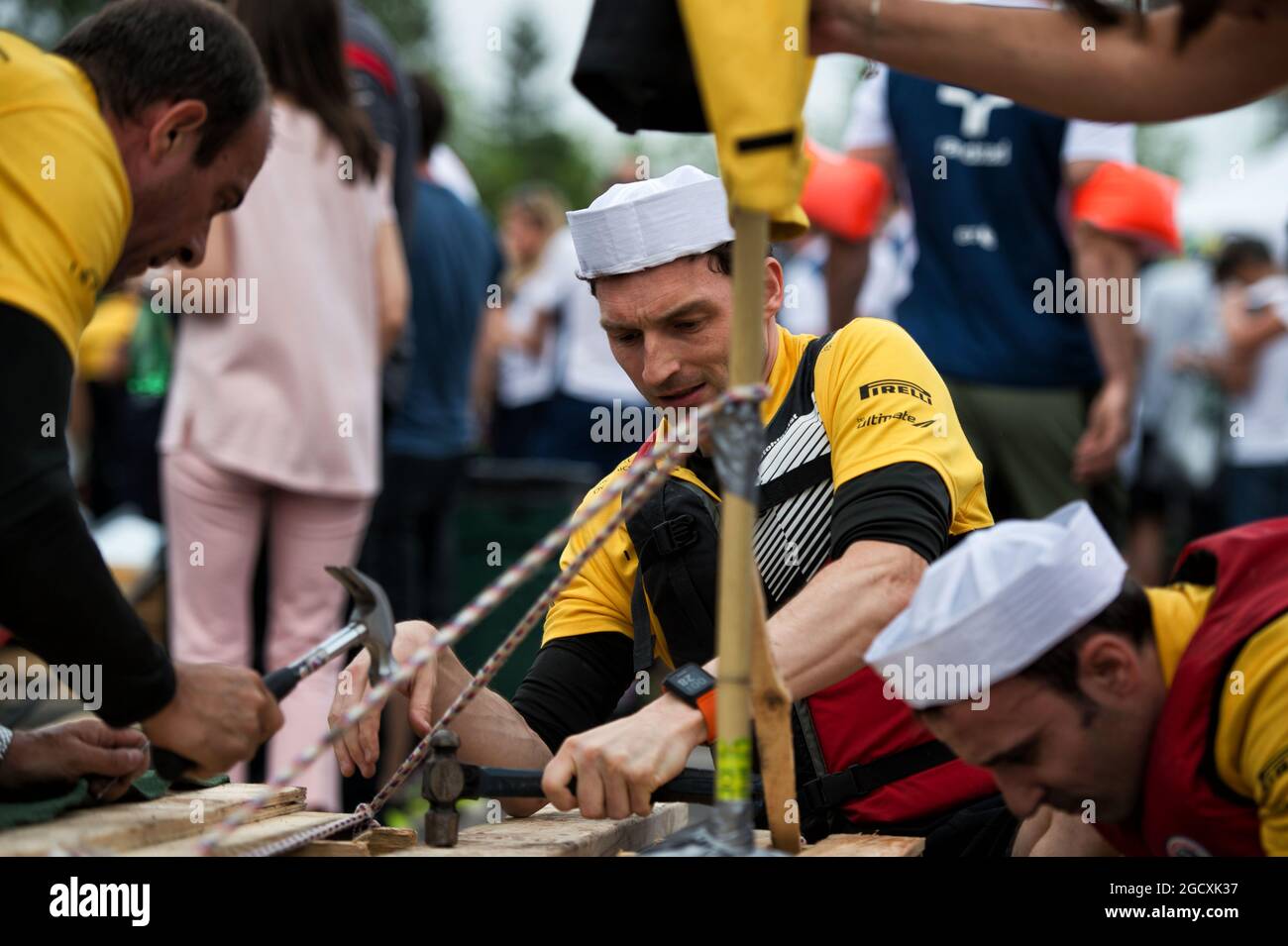 Renault sport f1 team at formula one raft race hi-res stock photography ...
