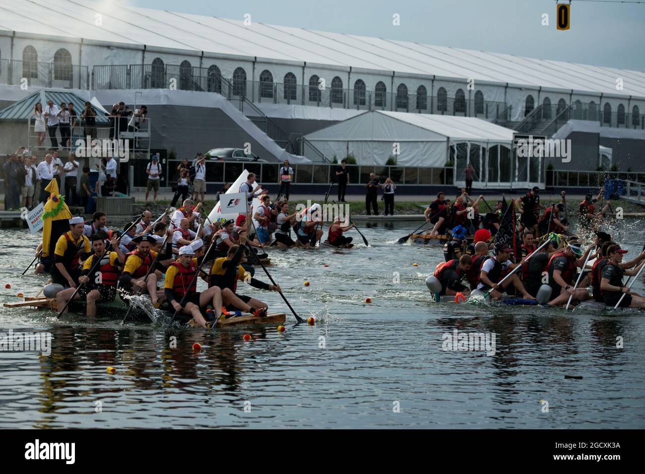 Renault sport f1 team at formula one raft race hi-res stock photography ...