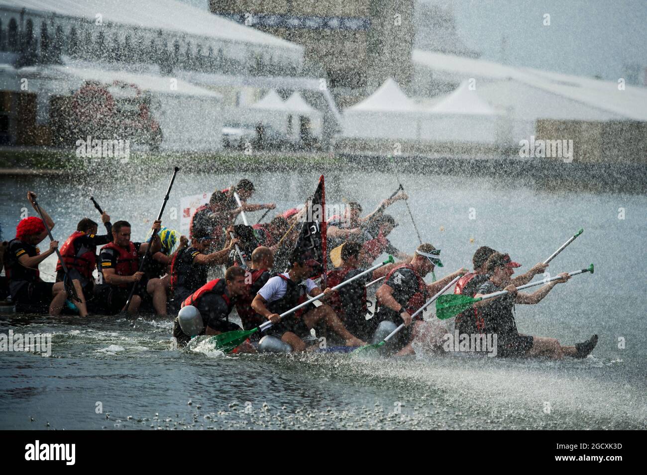 McLaren at the Formula One Raft Race. Canadian Grand Prix, Saturday ...
