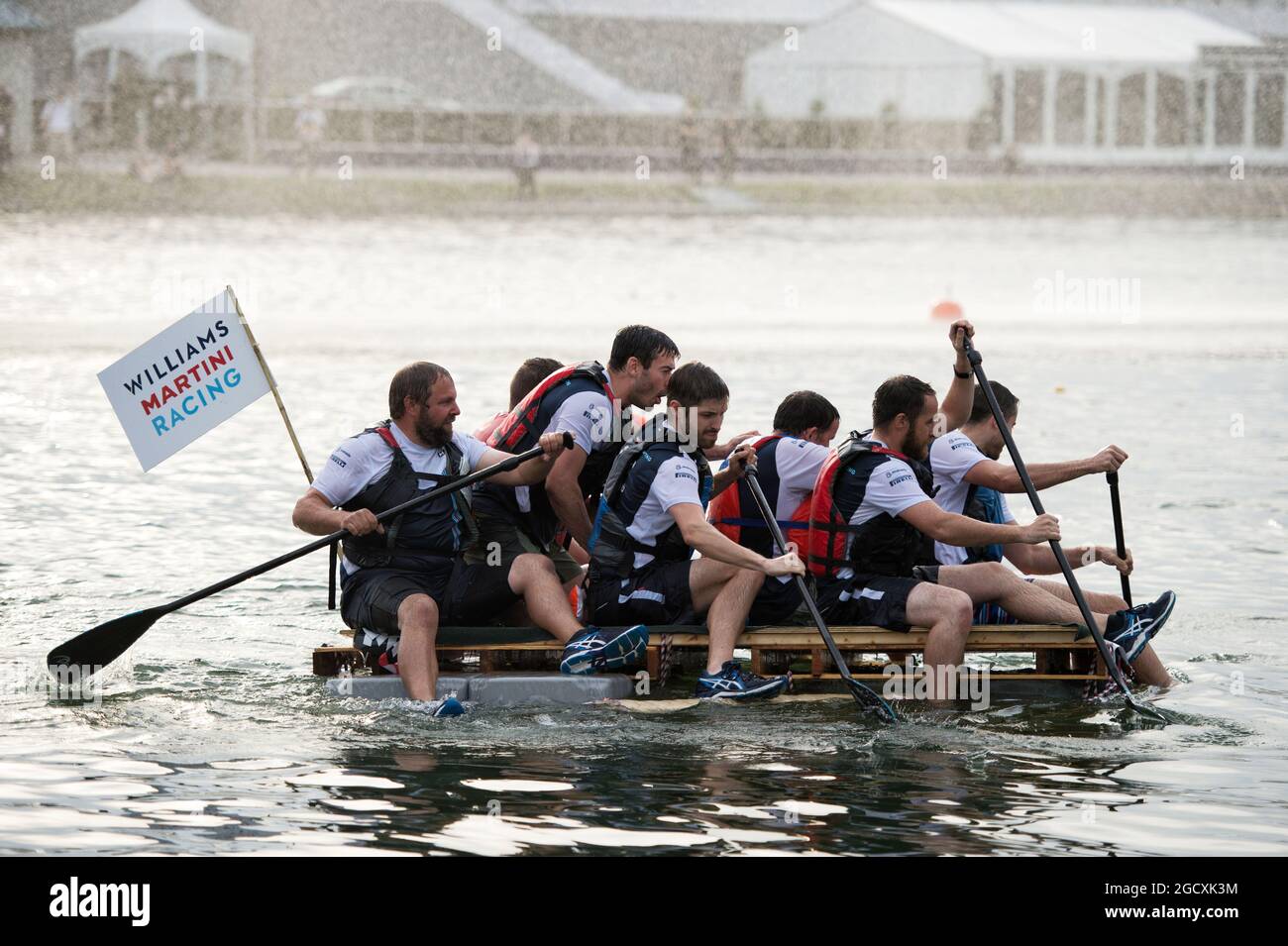 Williams at the Formula One Raft Race. Canadian Grand Prix, Saturday ...