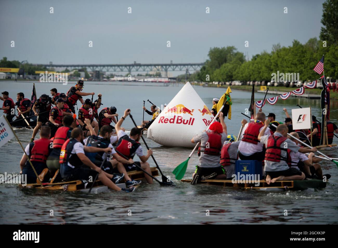 Williams at the Formula One Raft Race. Canadian Grand Prix, Saturday ...