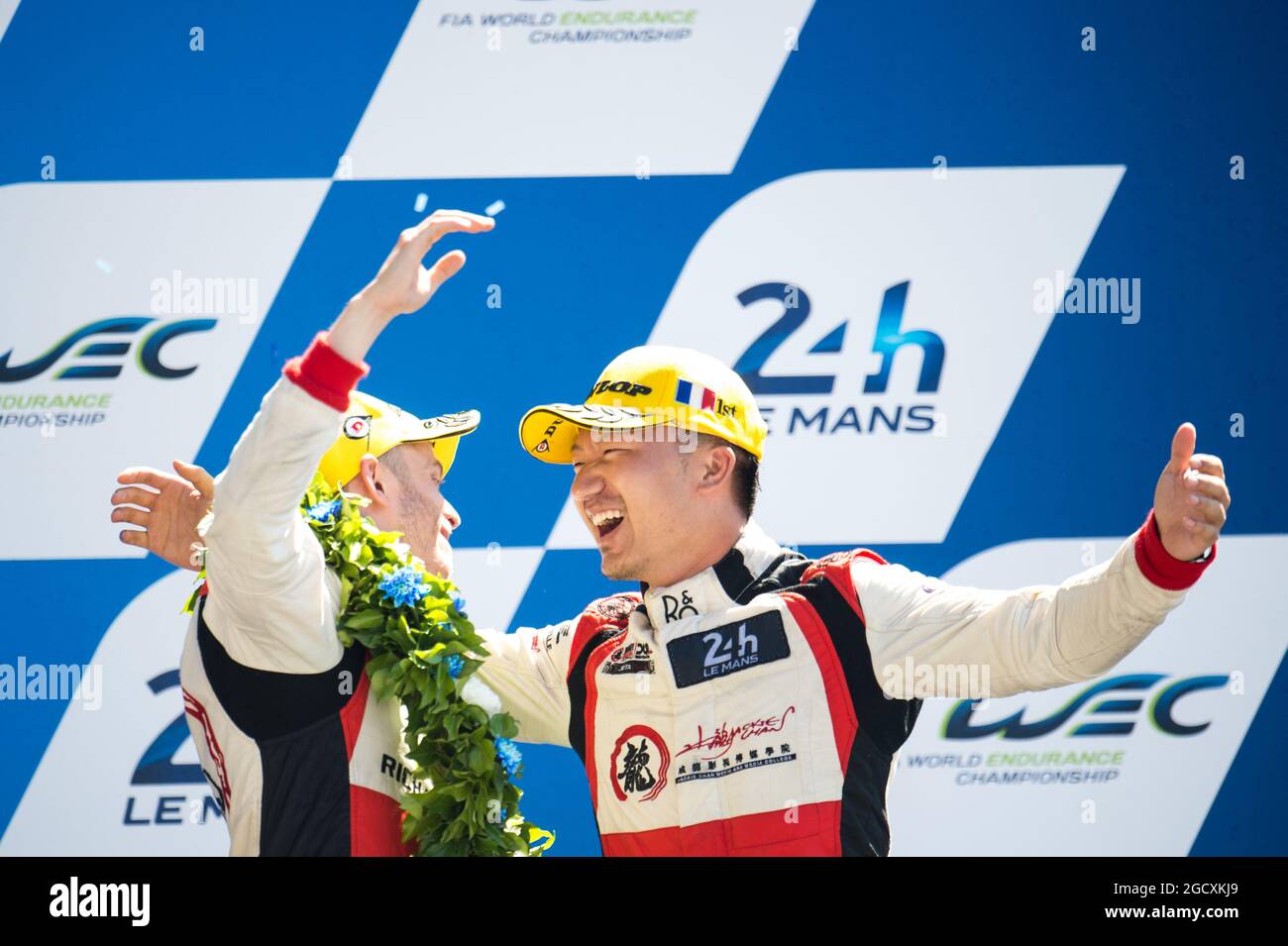 Thomas Laurent (FRA) and David Cheng (USA) #38 Jackie Chan DC Racing ...