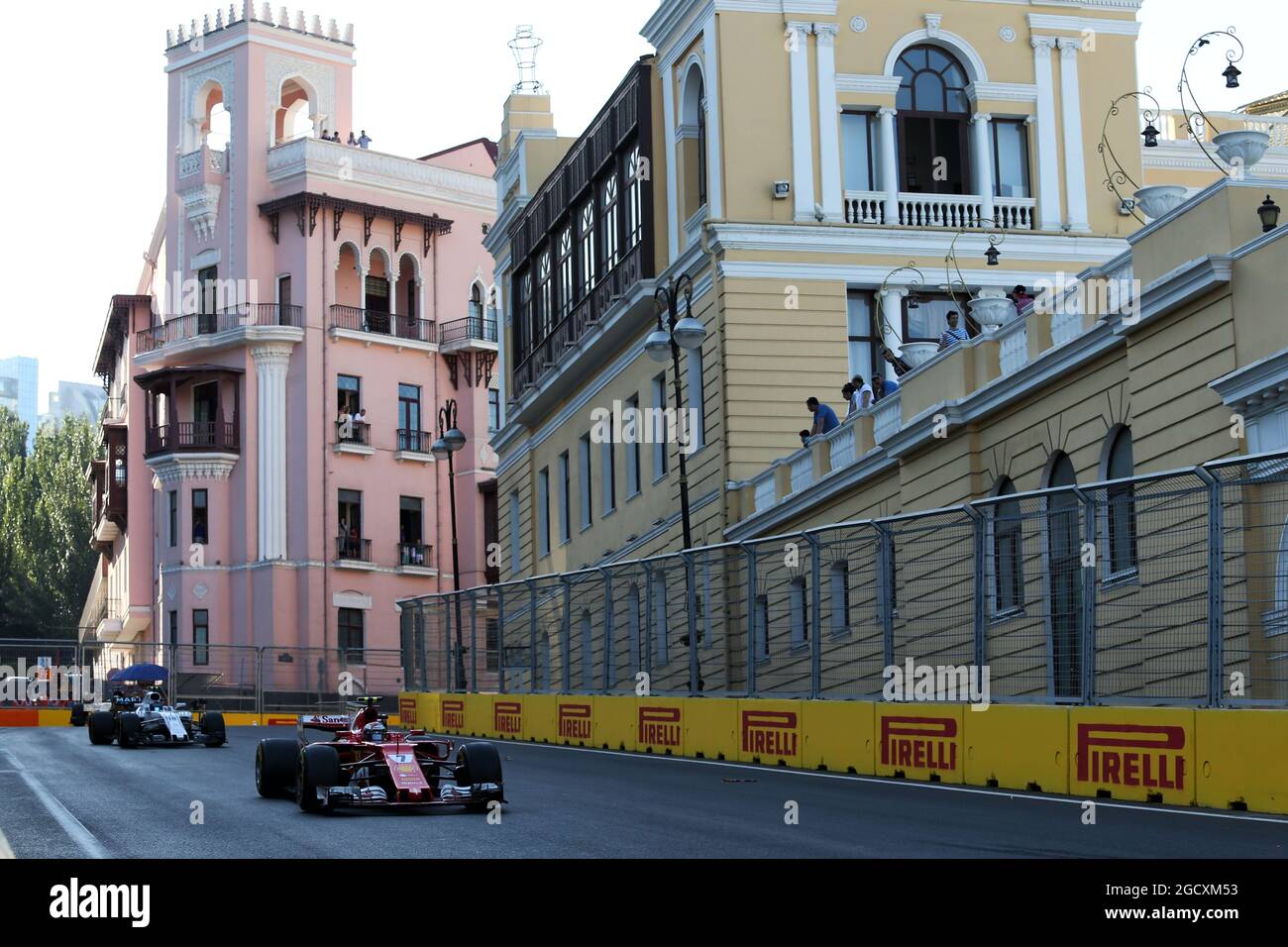 Kimi Raikkonen (FIN) Ferrari SF70H. Azerbaijan Grand Prix, Sunday 25th ...