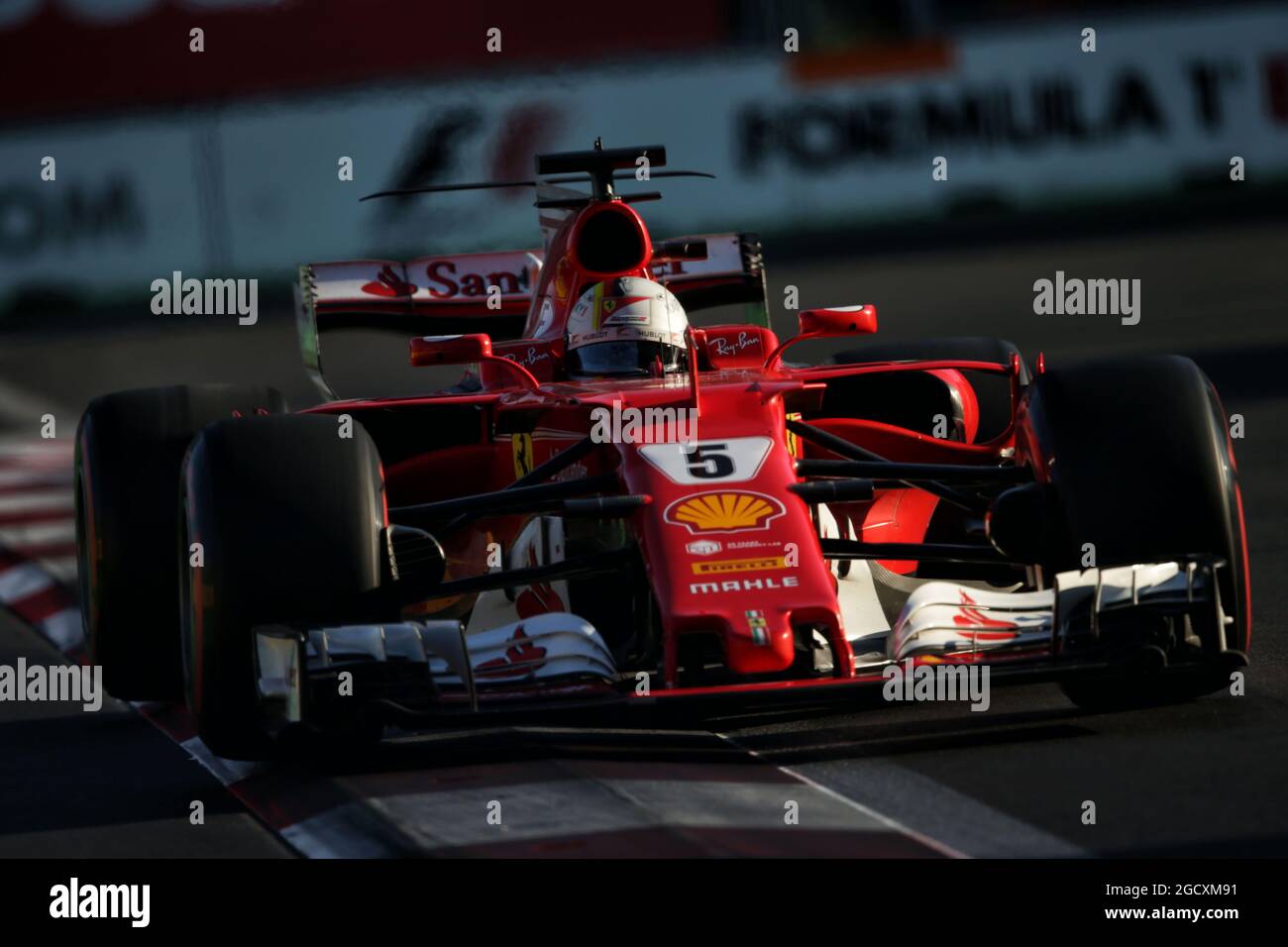 Sebastian Vettel (GER) Ferrari SF70H. Azerbaijan Grand Prix, Sunday ...