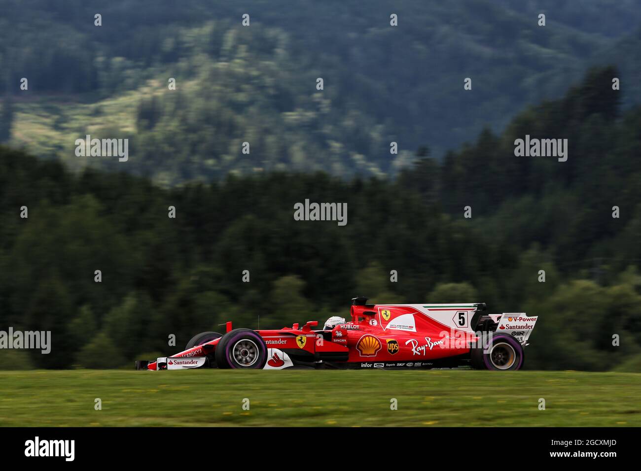 Sebastian Vettel (GER) Ferrari SF70H. Austrian Grand Prix, Friday 7th ...