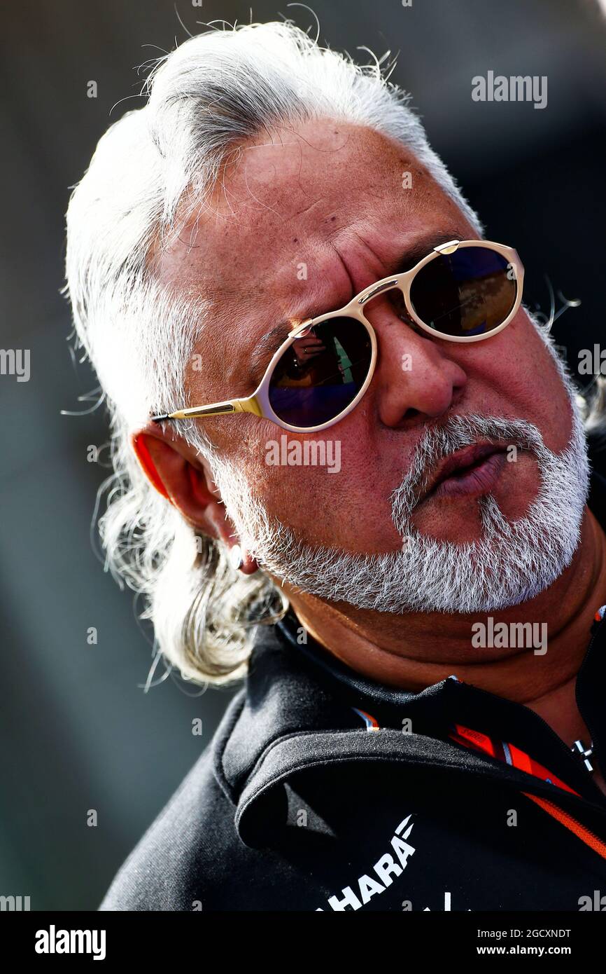 Dr. Vijay Mallya (IND) Sahara Force India F1 Team Owner. British Grand ...