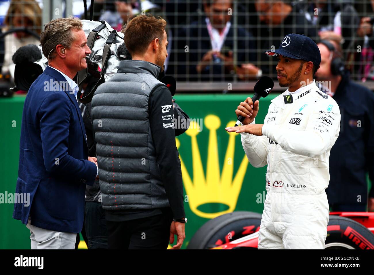 Channel 4 f1 commentator jenson button hi-res stock photography and ...