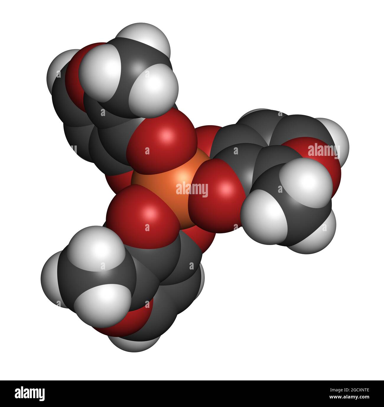 Ferric maltol iron deficiency drug molecule. 3D rendering Stock Photo ...